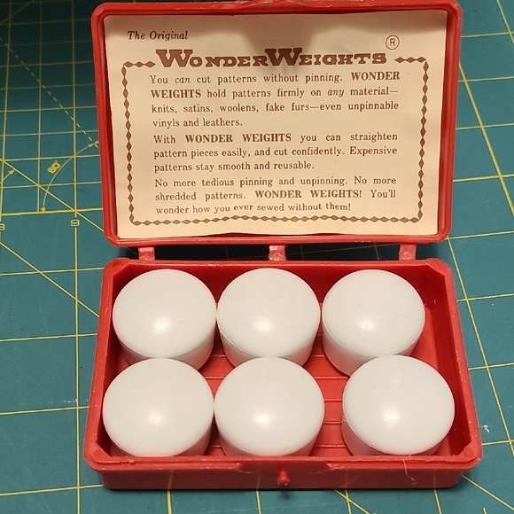 wonder weights | Office | Vintage Wonder Weights 6 In Red Container ...